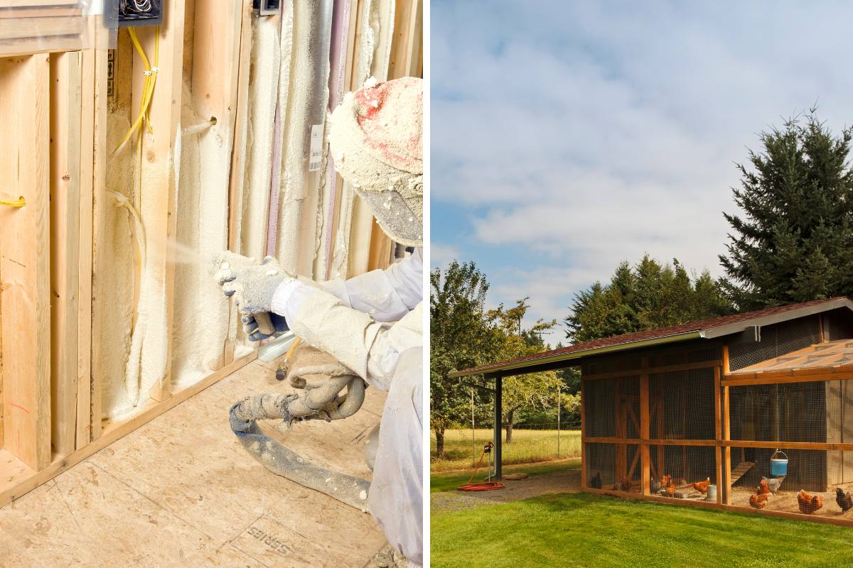 The Benefits of Using Spray Foam Insulation in Your Chicken Coop - Home ...